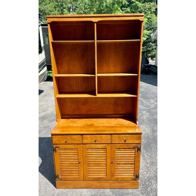 Mid 20th Century Ethan Allen Crp Custom Room Plan Cabinet With Divided ...