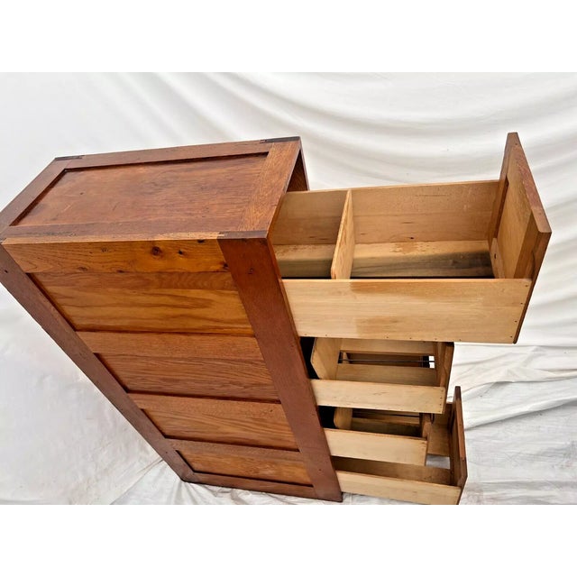 1920s Antique Oak File Cabinet With Four Drawers Yawman and Erbe Mfg Co ...