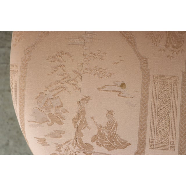 Henkel Harris Pink Chinoiserie Bench | Chairish