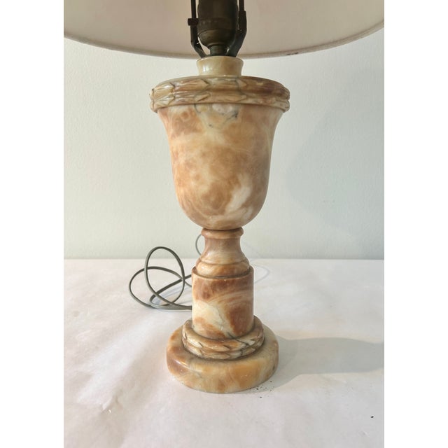 Antique Marble Table Lamp | Chairish