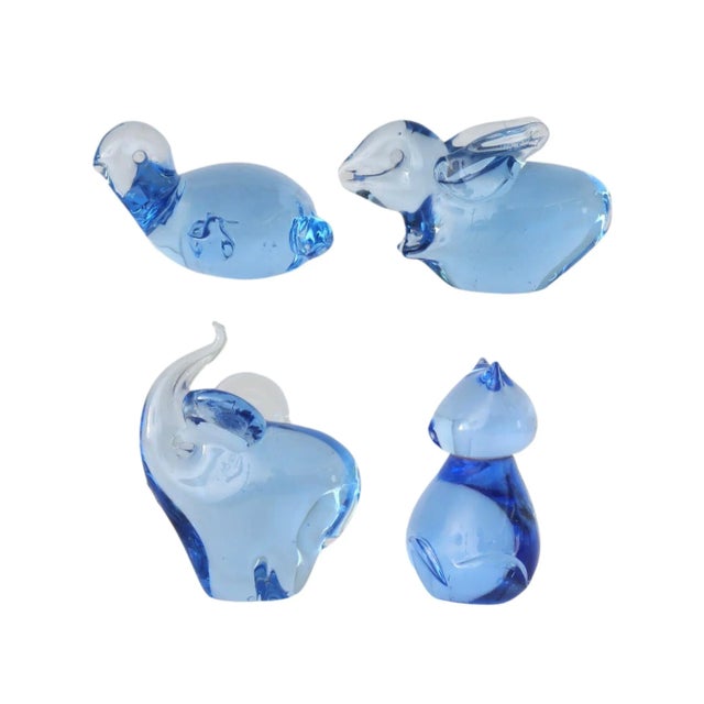 Hand-Blown Glass Animals | Chairish