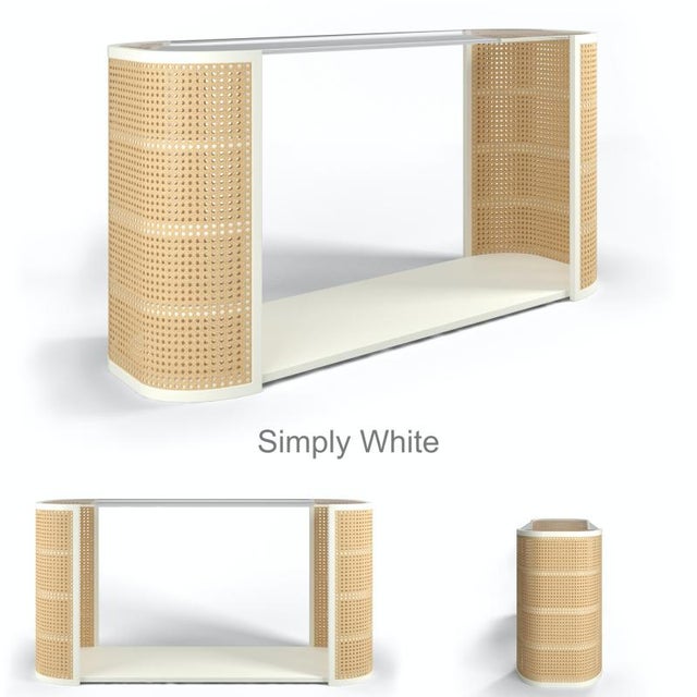 Lola Console Table - Simply White | Chairish