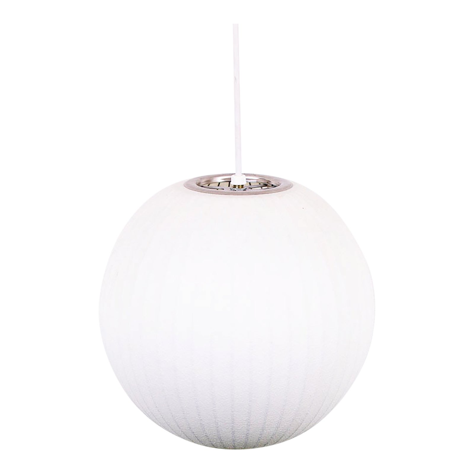 Mid-Century Modern Modernica White George Nelson Bubble Light Pendant ...