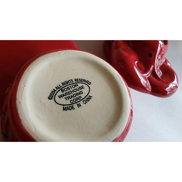 Boston Warehouse Trading Ceramic Lobster Butter Warmers- a Pair | Chairish