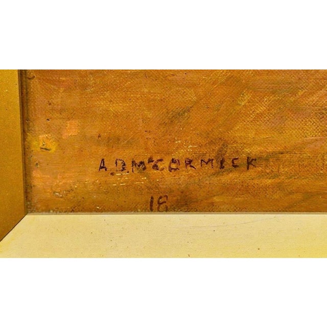 Circa 1918 Oil on Canvas by Arthur David McCormick Titled "The ...
