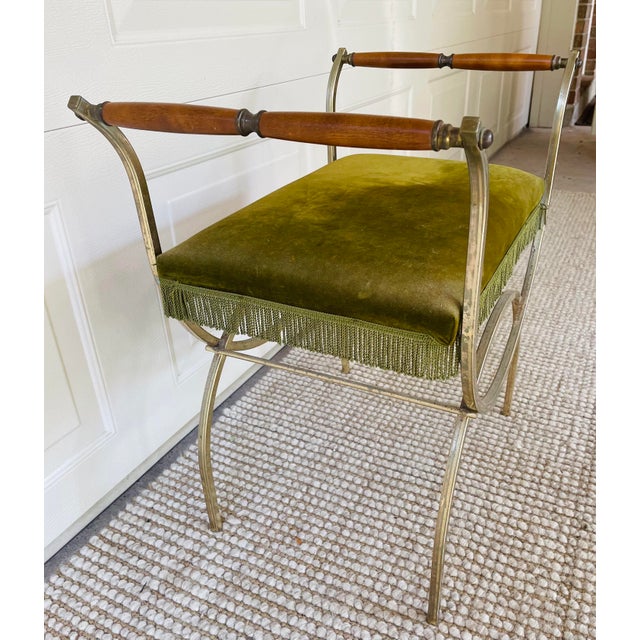 Vintage Hollywood Regency Style Bench | Chairish