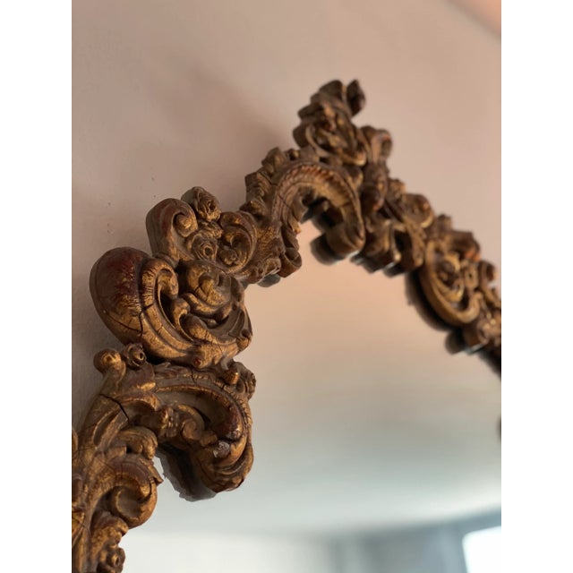 1920s Louis XV Original Patina French Boudoir Mirror, Paris | Chairish