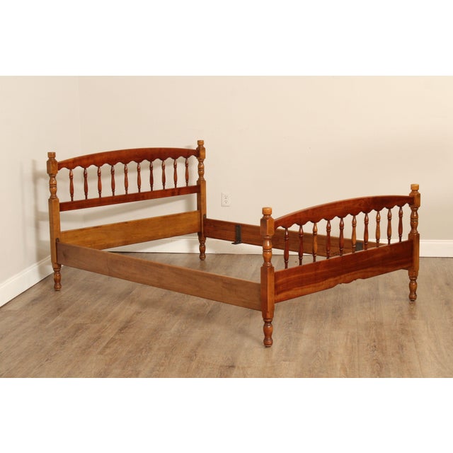 Stickley Cherry Valley Full Size Spindle Bed | Chairish