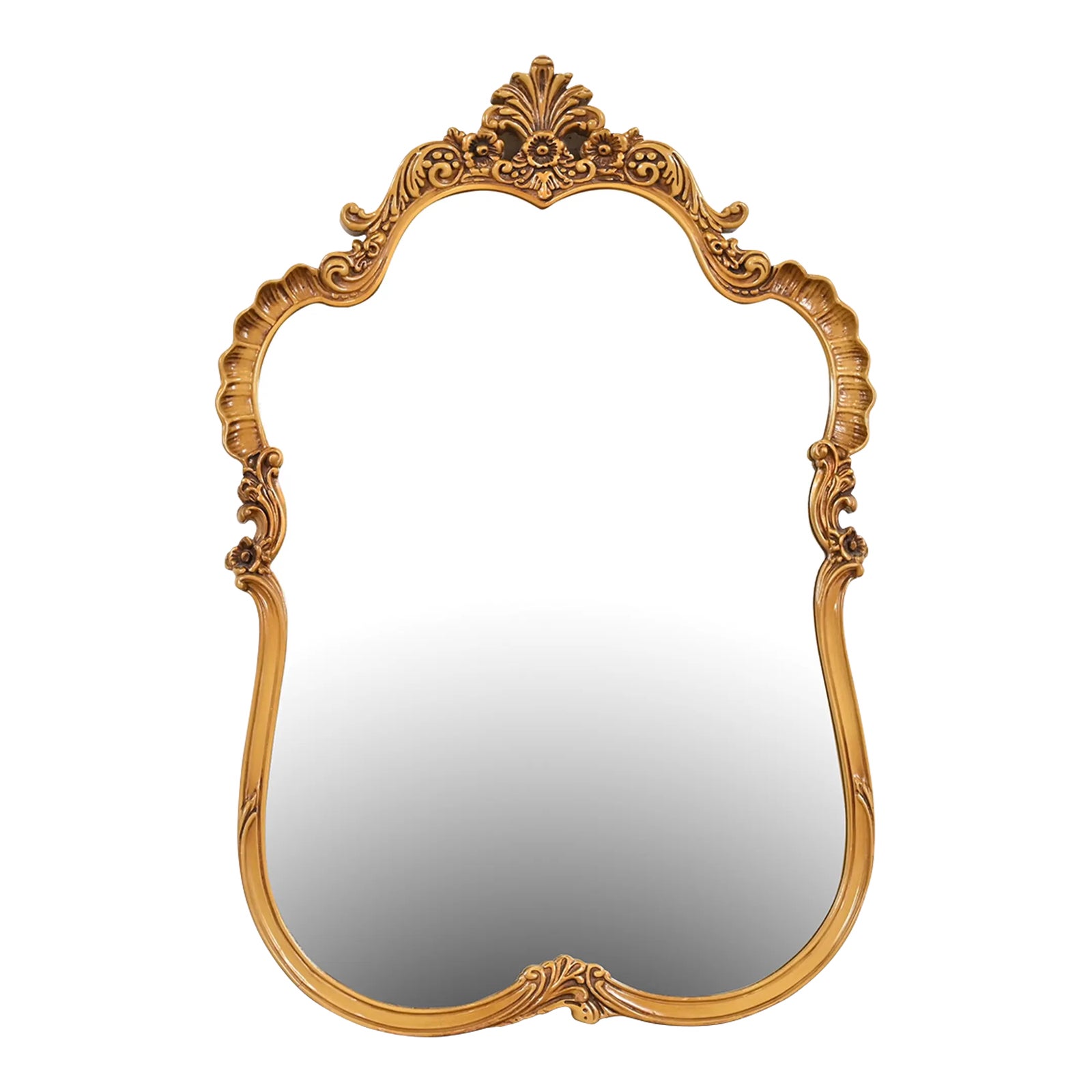 Romweber Louis XV French Rococo Carved Gold Lacquered Satinwood Framed ...