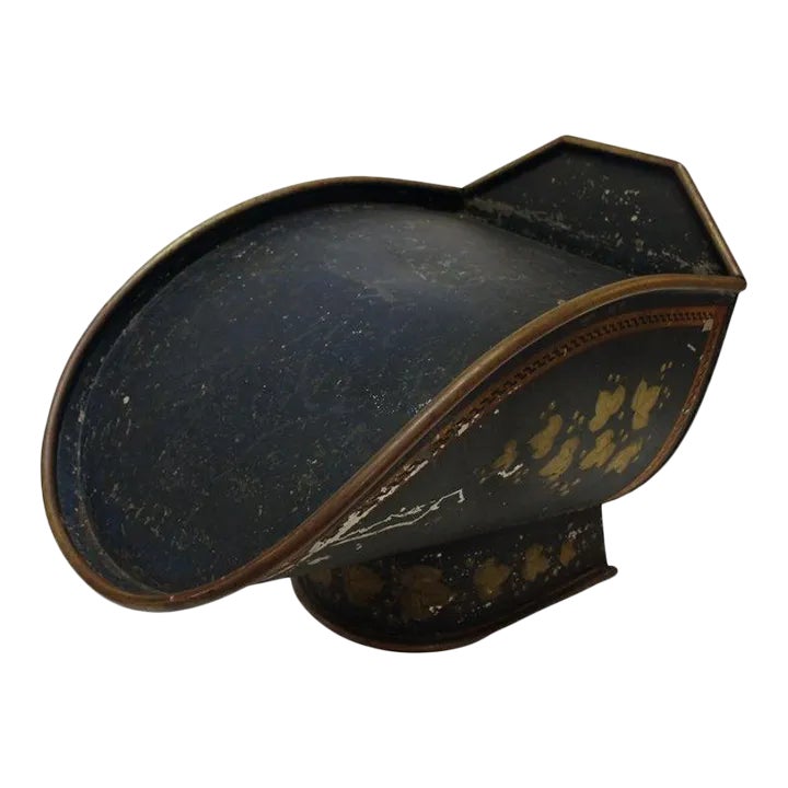 Early 19th Century Regency Faux Coal Hod Tole Shop Display | Chairish