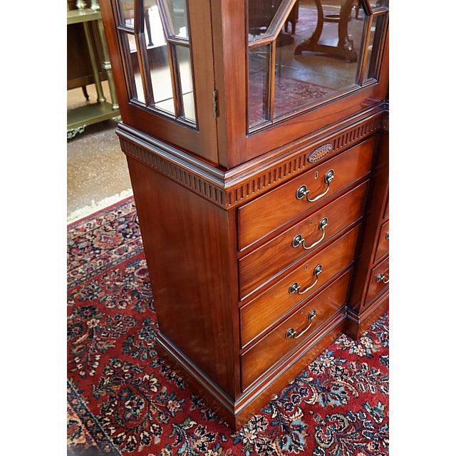 Millender Furniture Mahogany Bookcase Breakfront China Cabinet After ...