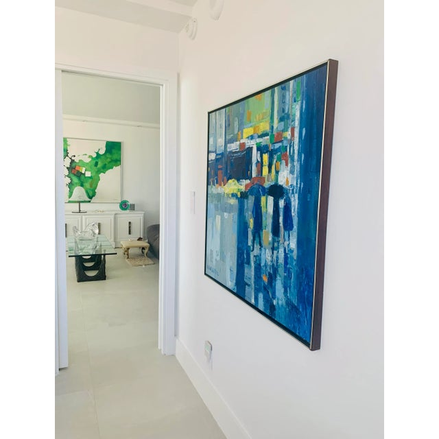 Abstract Expressionist Oil Painting by Italo ‘George Barrel’ Bossi ...