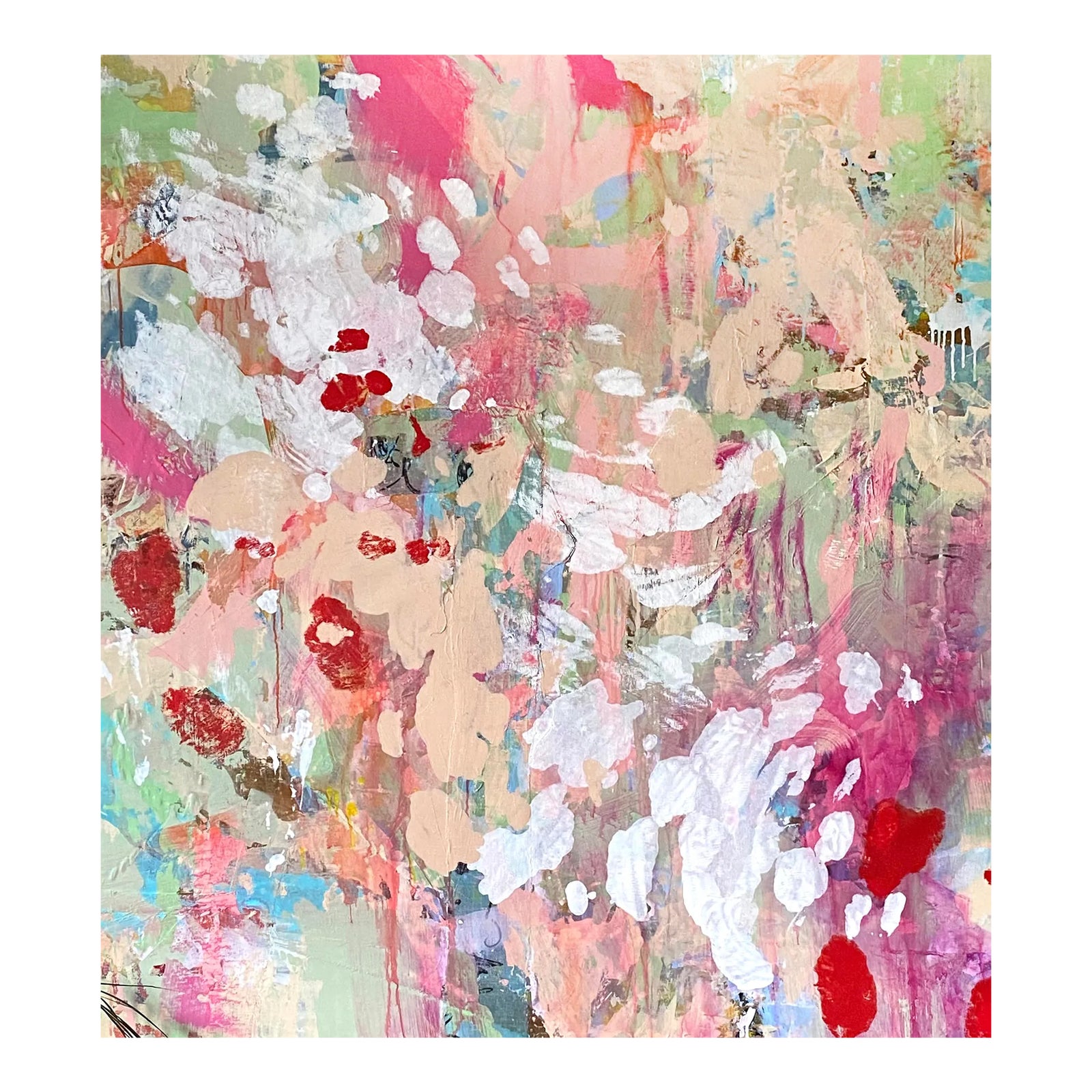 "Filled to Bursting" 2023 Original Painting by Jessalin Beutler | Chairish