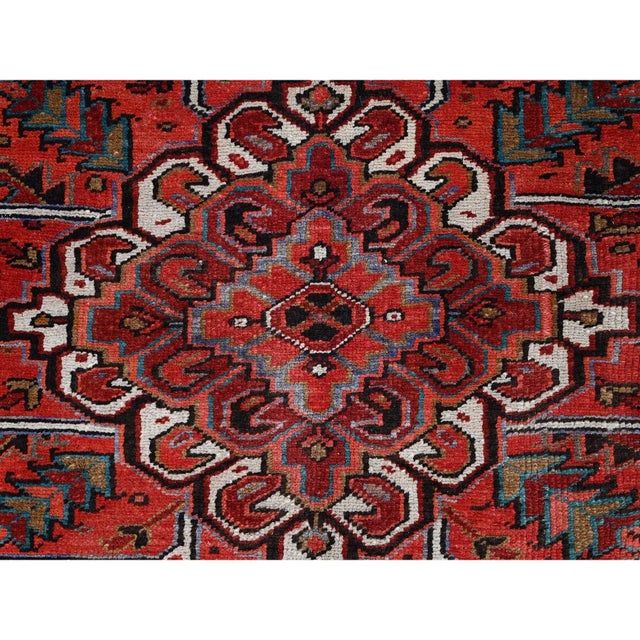 1960s Red Vintage Semi Antique Oriental Rug | Chairish