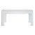 Carl Springer Style White Raffia Coffee Table in Modern Ming Legs ...