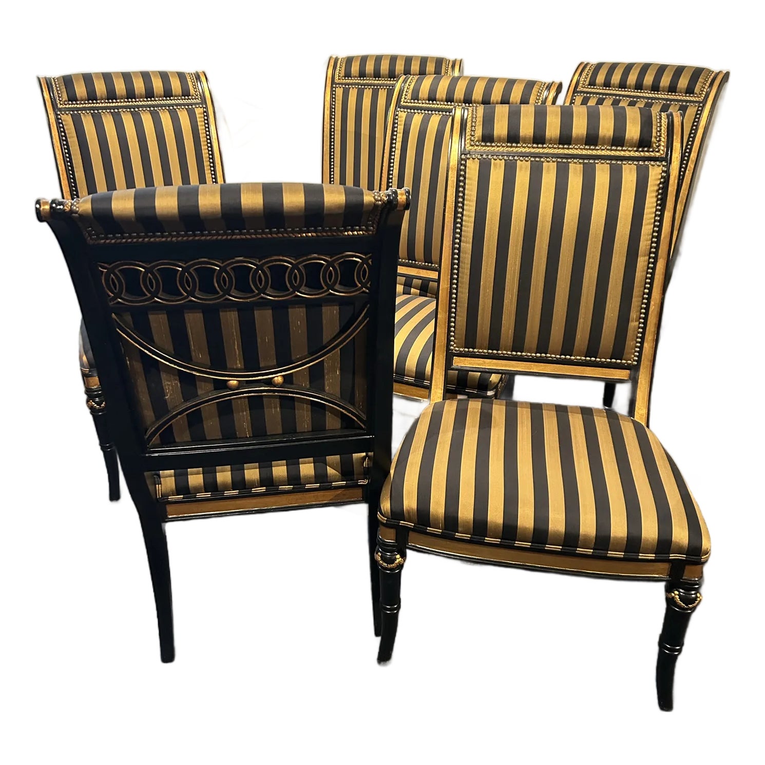 Ferguson Copeland Empire Dining Chairs- Set of 6 | Chairish