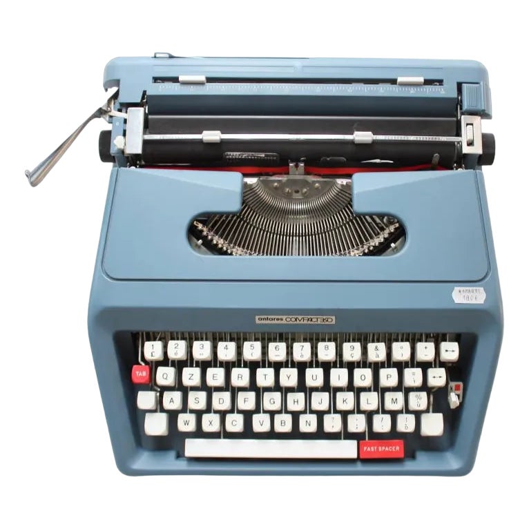 Laptop Typewriter from Antares, 1970s | Chairish