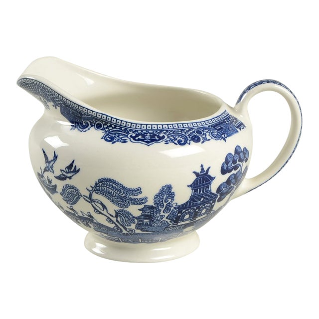 Johnson Brothers Willow Blue Creamer Chairish