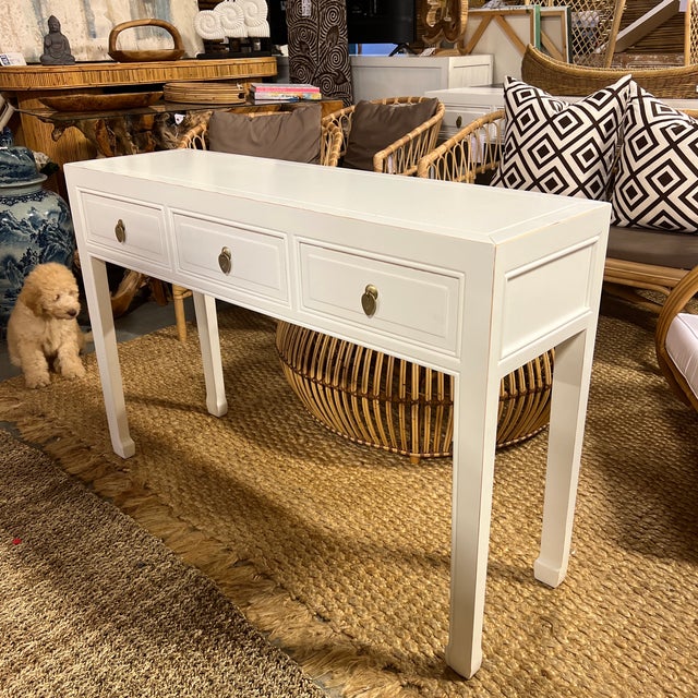 Asian Modern Ming Console Table | Chairish