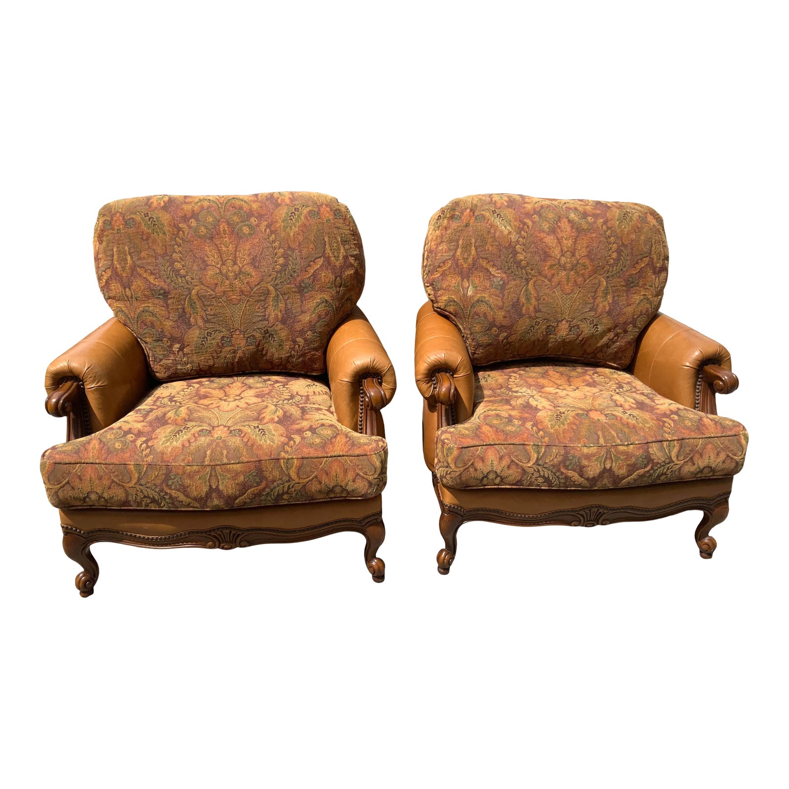 1990s Vintage Side Chairs - a Pair | Chairish
