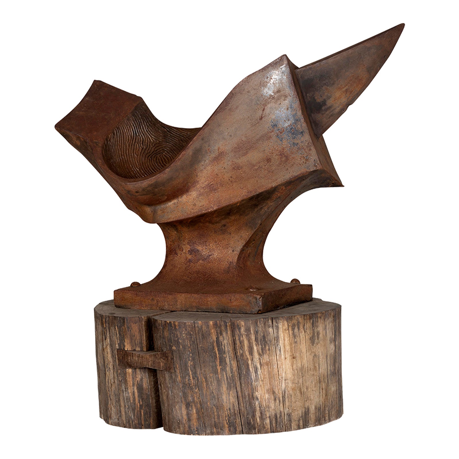Original Iron Anvil Sculpture by Ny Artist Christopher Dunham | Chairish