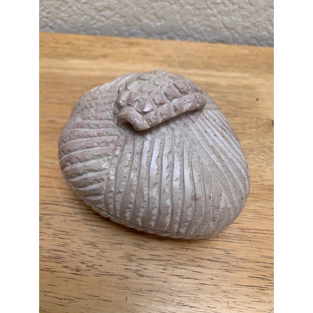 Vintage Carved Stone Acorn Decor Box | Chairish