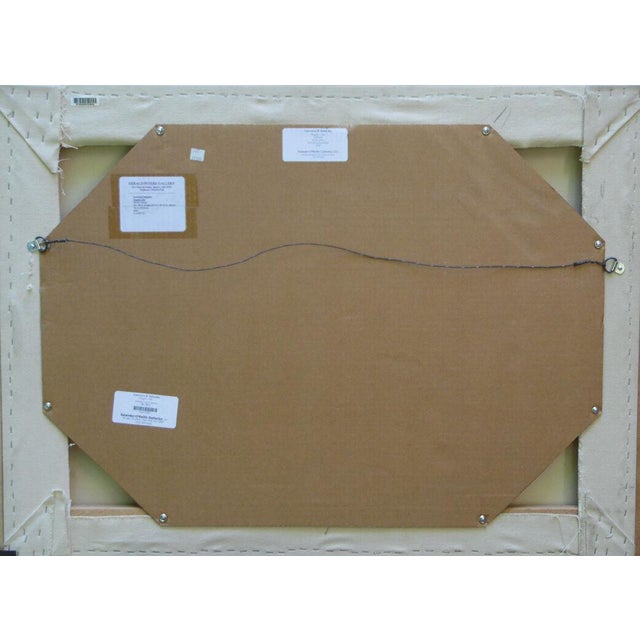 1990s "Nuggies Sky" Abstract Expressionist Oil Painting by Lawrence B ...