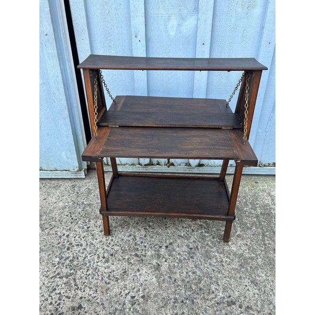 Antique 19th Century Art Craft Style Metamorphic Side Table | Chairish