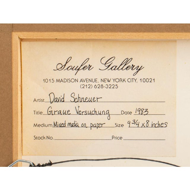 David Schneuer "Graue Versuchung" Mixed Media | Chairish