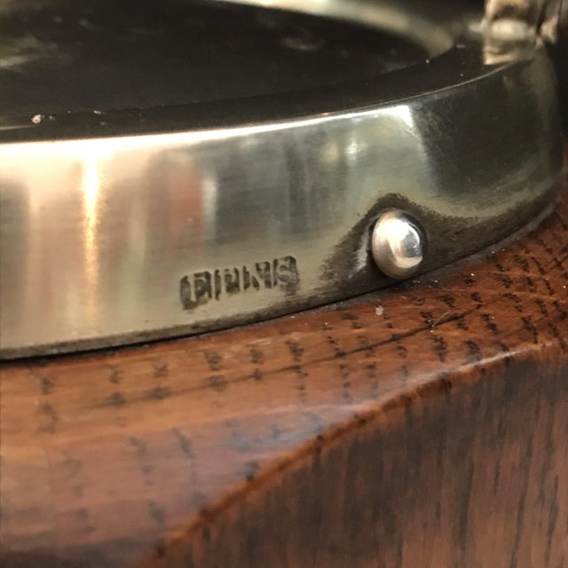 1920s Carved English Oak Biscuit Barrel | Chairish