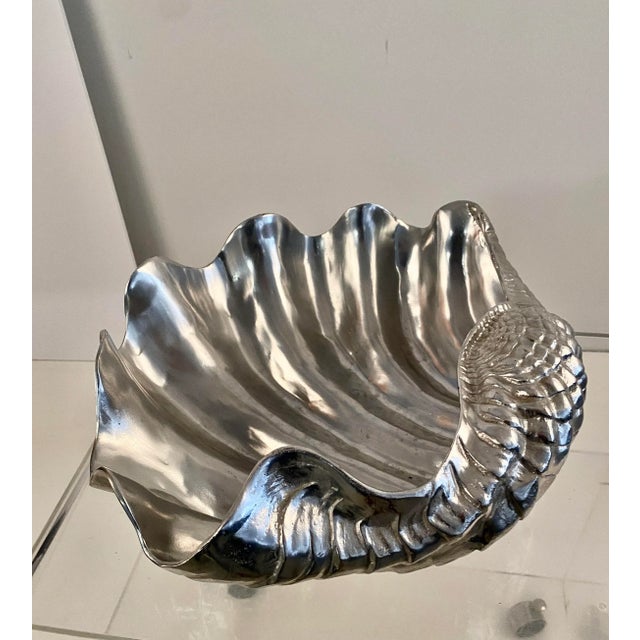 Arthur Court Large Clam Shell Bowl | Chairish