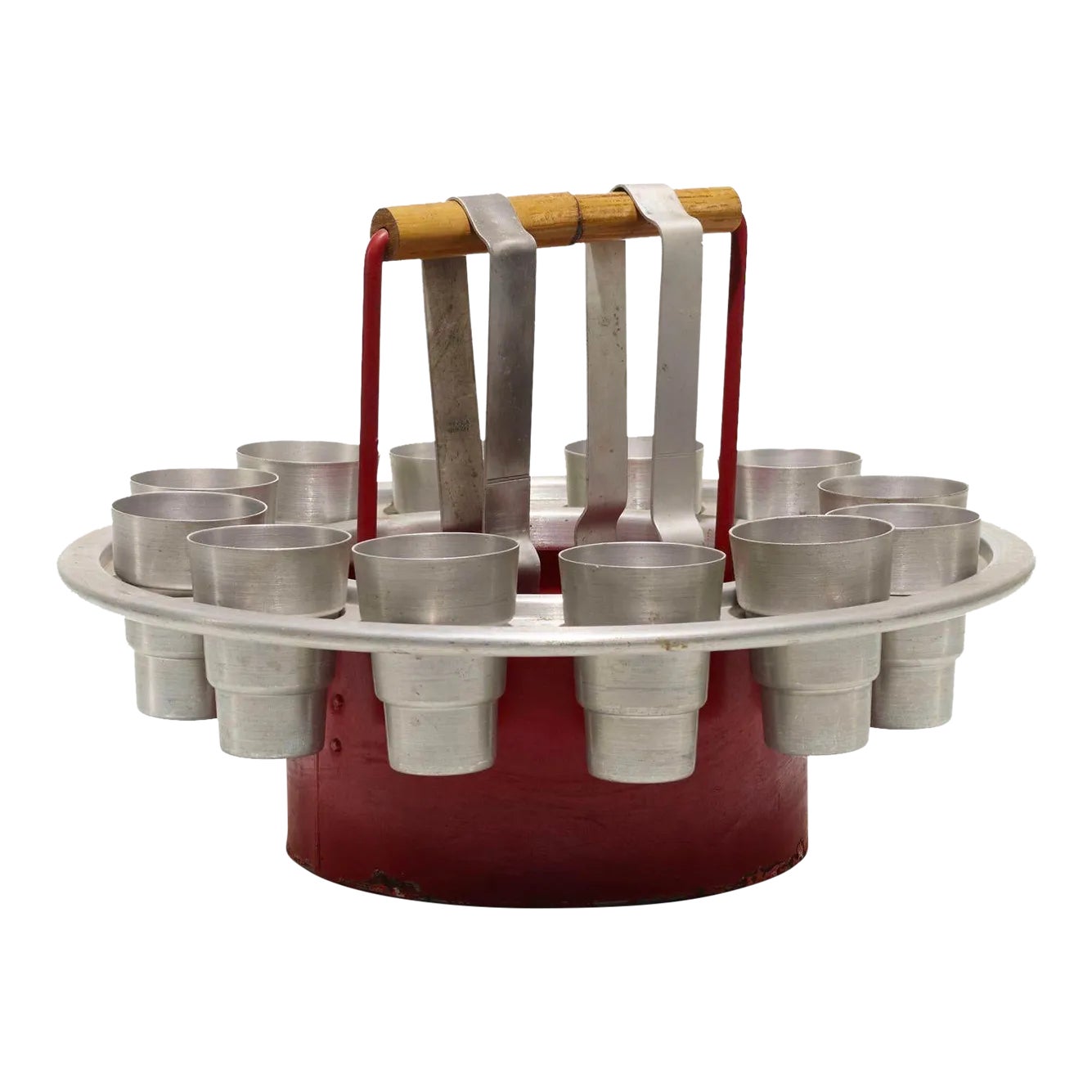 1930s Russel Wright Rare Ballyhoo Ice Bucket Set- 15 Pieces | Chairish