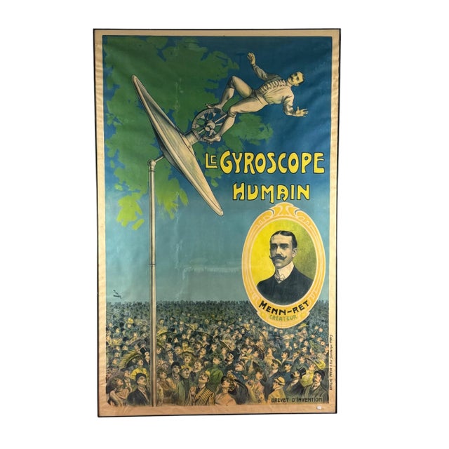 Candido Aragonez De Faria, Le Gyroscope Humain, Original Affiche, C ...