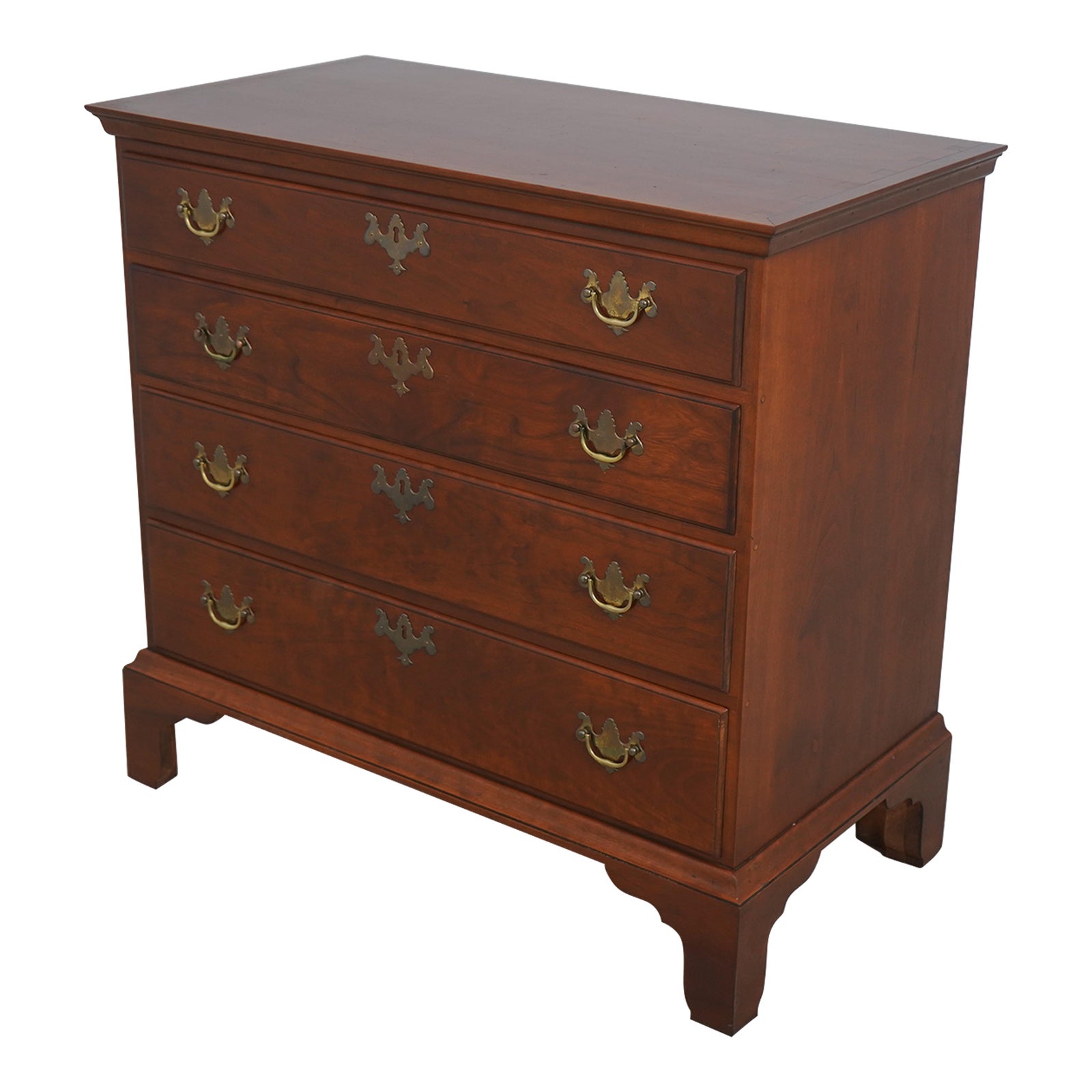 Eldred Wheeler 4 Drawer Cherry Dresser Chest | Chairish