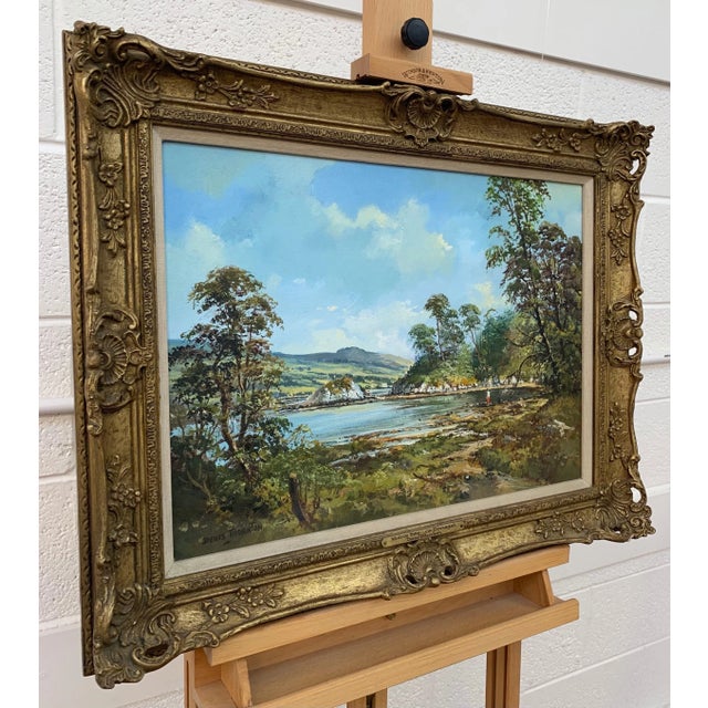 Denis Thornton, Original Post-War Oil Painting of Mulroy Bay Donegal ...