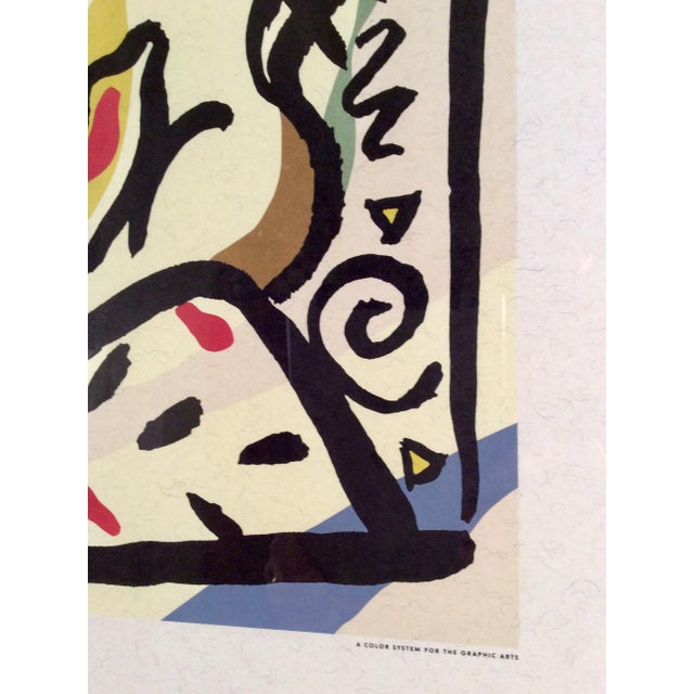 1989 Vintage Cubist Pantone Color Lithograph by Charles S. Anderson ...