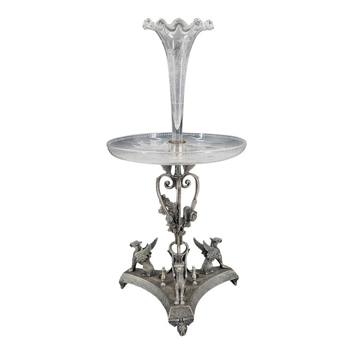 Late 19th Century James Deakin and Sons, Sheffield Glass & Silver Plate ...