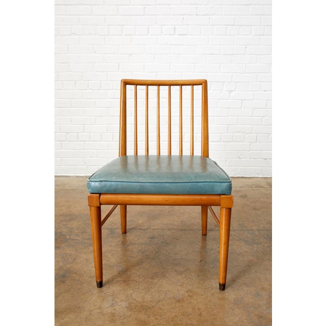 Set of Three Scandinavian Modern Spindle Back Chairs | Chairish