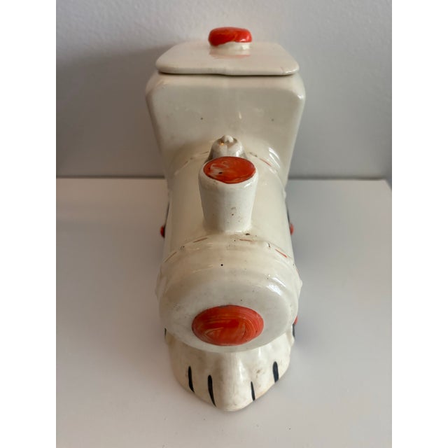 Vintage American Bisque - Train Engine Cookie Jar | Chairish