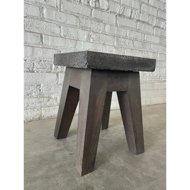 Christian Liaigre Modern Misti Stool or Side Table | Chairish