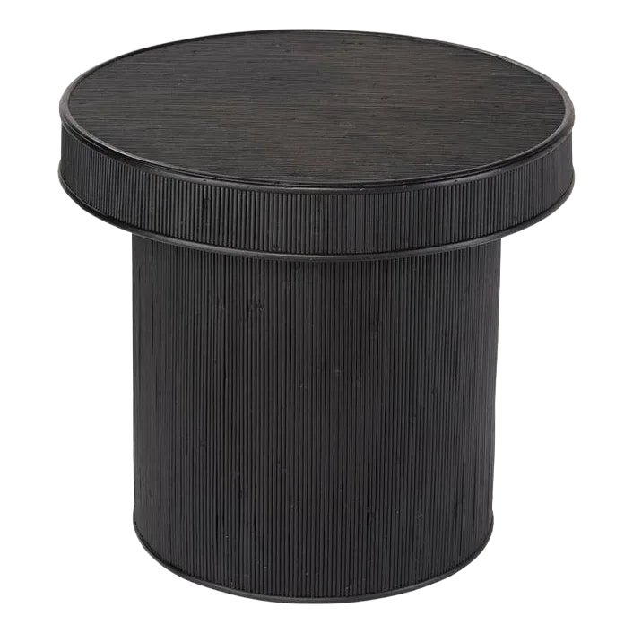 Taylor Side Table in Black | Chairish