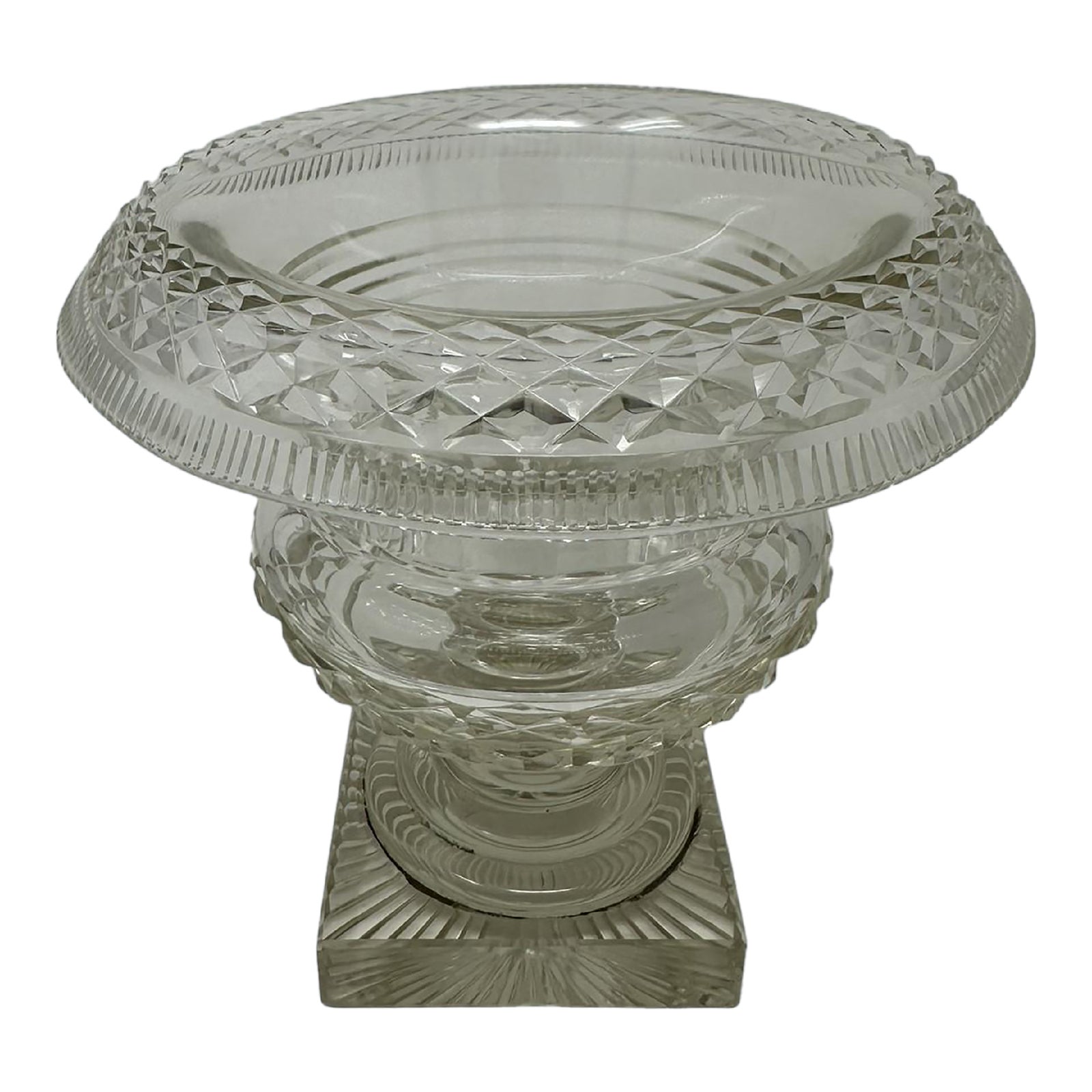 Antique Irish Tipperary Waterford Glass Cut Crystal Victorian Turnover ...
