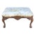 French Louis XV Style Vintage Bench Wood Stool Carved Footstool French ...