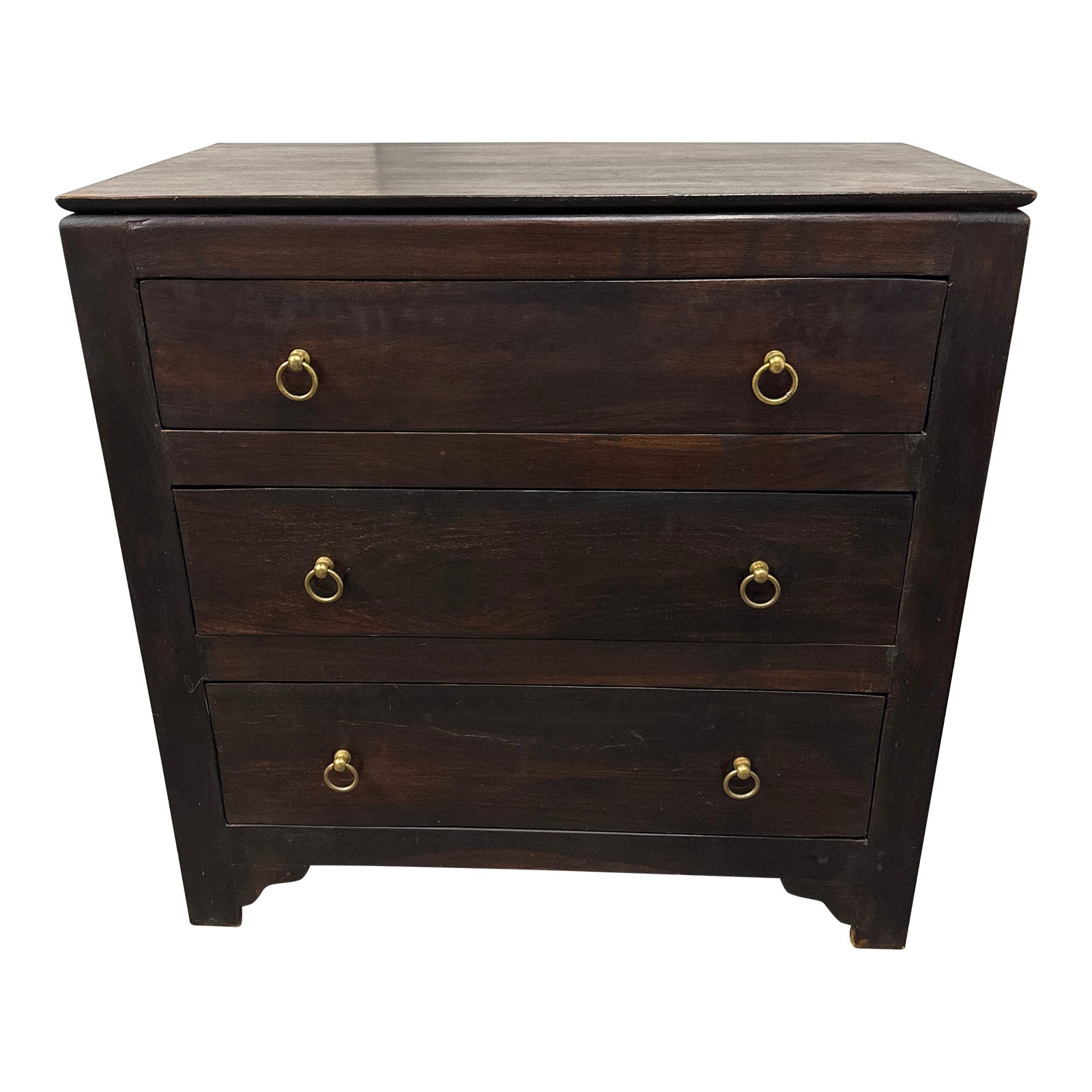 Vintage Rustic Three Drawer Dresser | Chairish