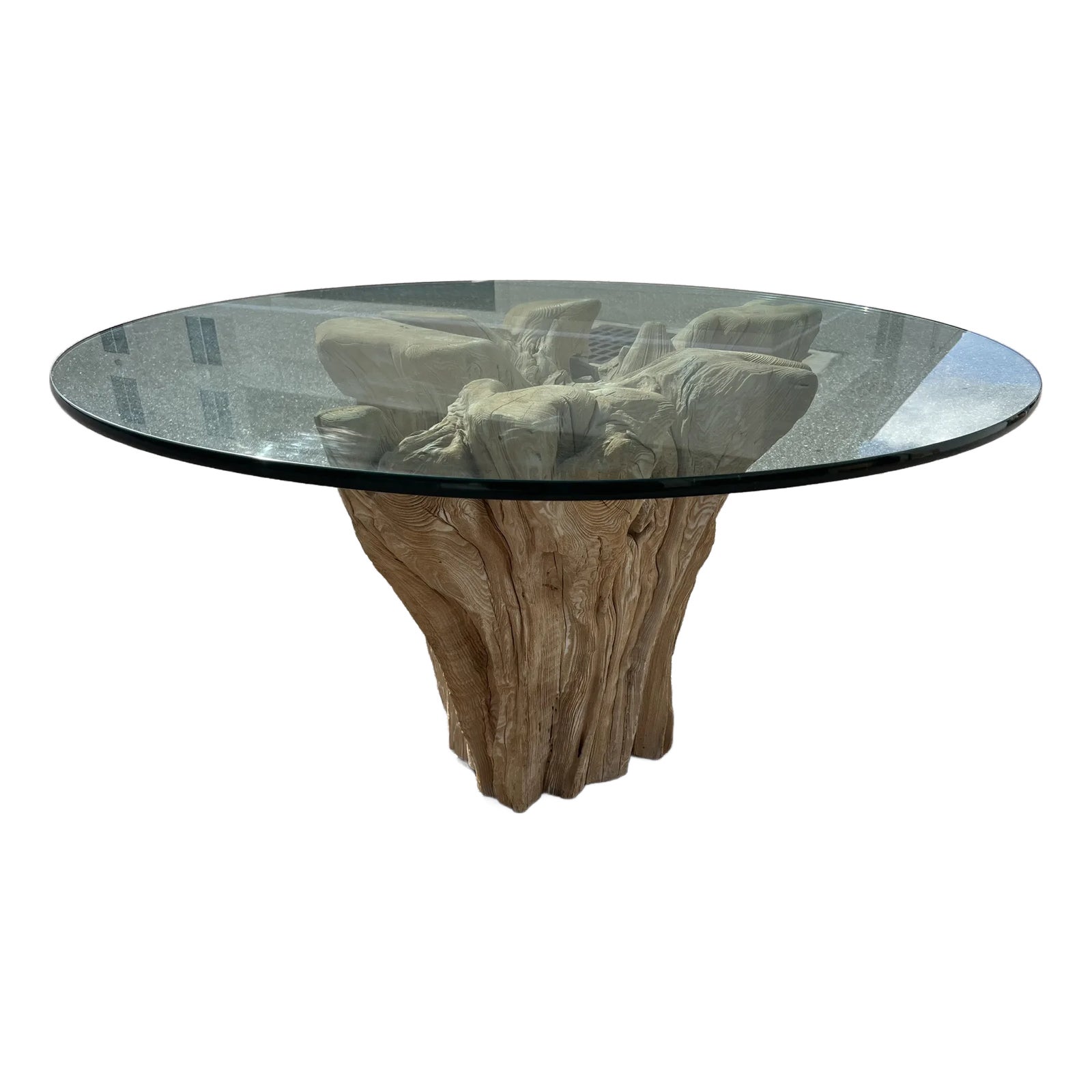 Large-Scale Tree Stump Dining Table | Chairish