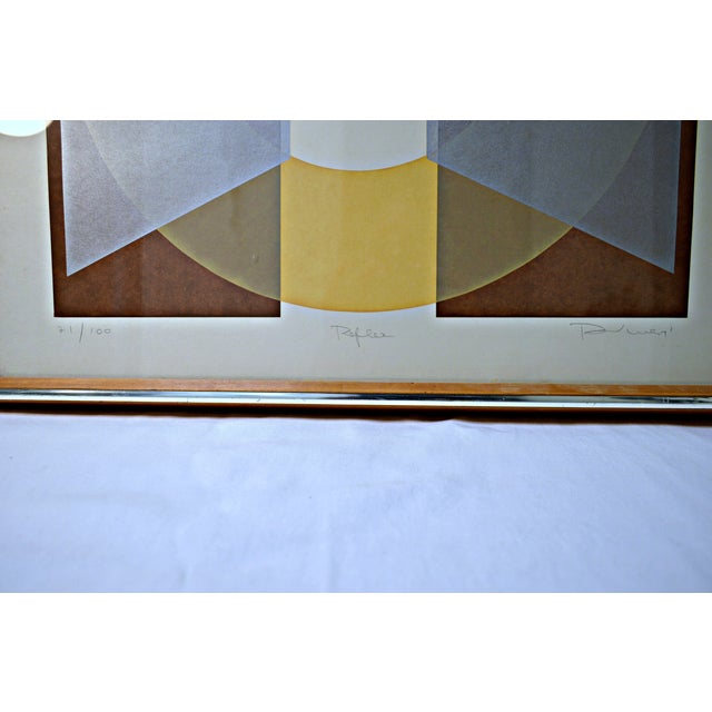 "Reflex" Op Art Serigraph | Chairish