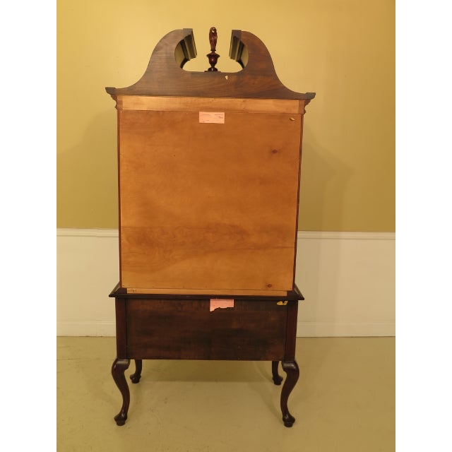 Henkel Harris 3 Part Philadelphia Mahogany Highboy | Chairish