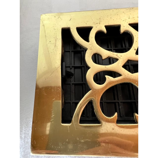 Vintage Brass Register Cover | Chairish