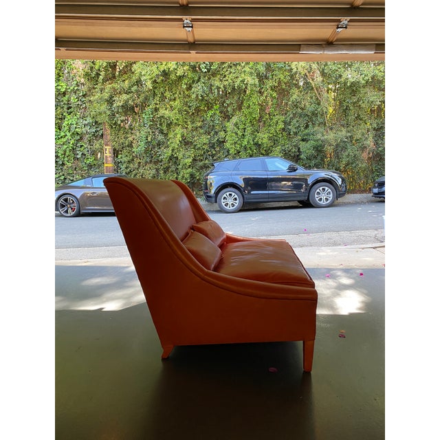 Modern Ochre Snooze Sofa | Chairish