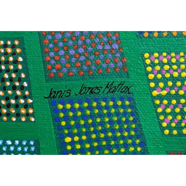 3-Dimensional Oil Painting on Canvas by Janis Jones Mattox, Late 20th ...